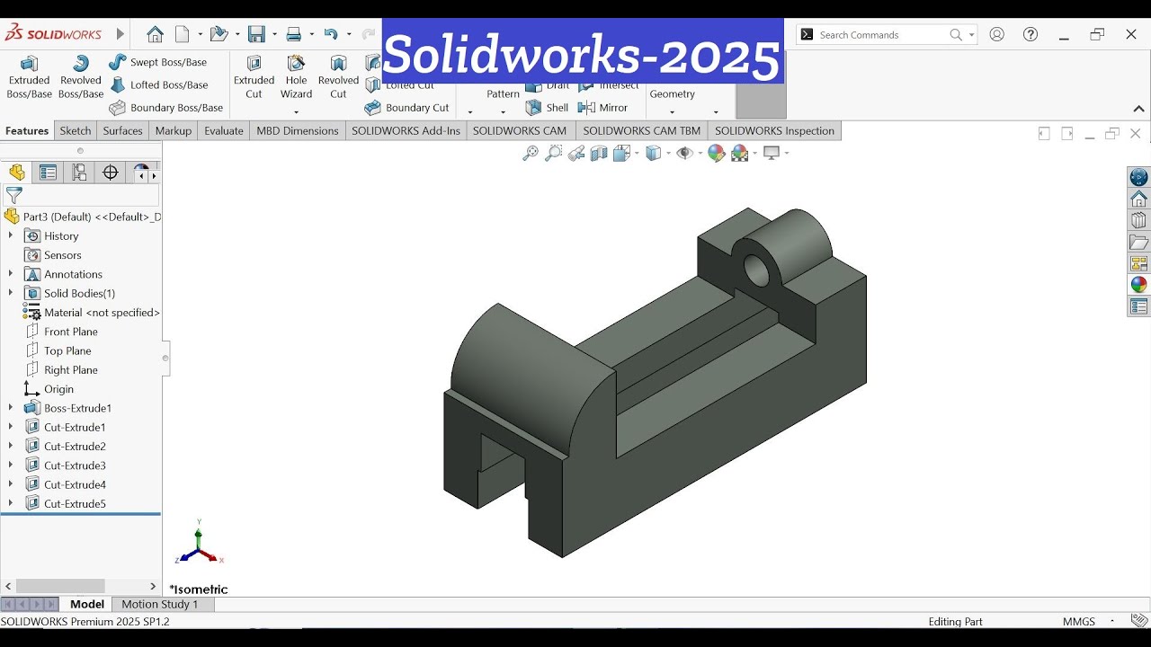 How to Make Machine Design in SolidWorks 2025 | Full Step-by-Step ...