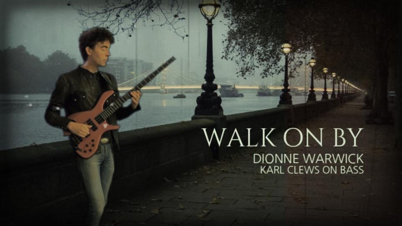 Walk On By by Dionne Warwick - tribute to Burt Bacharach (solo bass ...