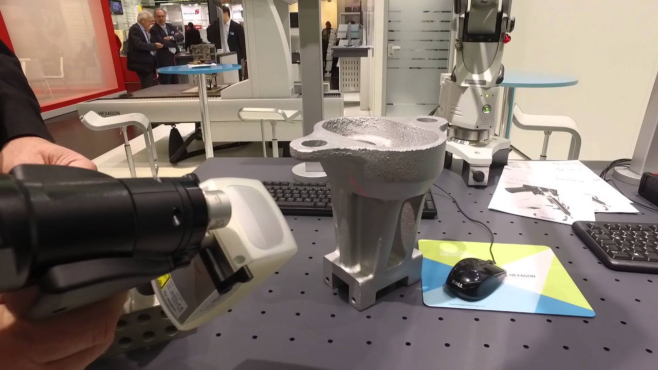 EUROGUSS 2016: Produktvideo Hexagon Manufacturing Intelligence - ROMER Absolute Arm - YouTube