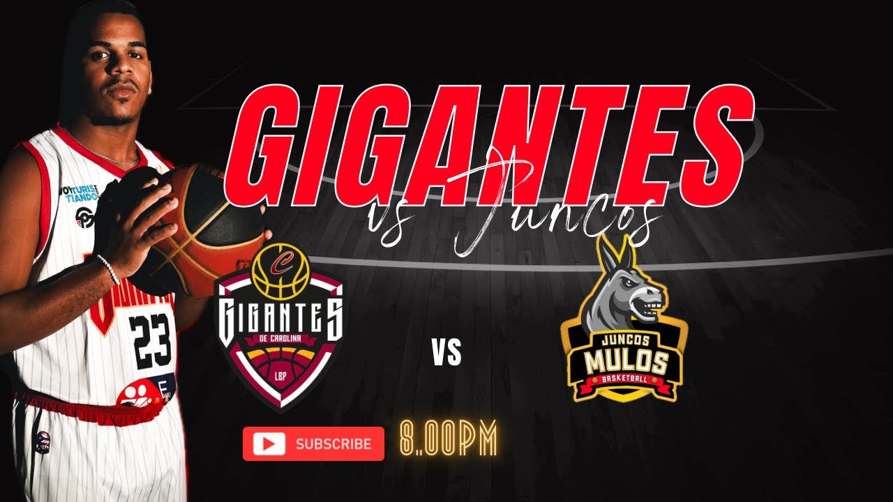 🎥🎙️ GIGANTES DE CAROLINA RECIBEN A LOS MULOS DE JUNCOS LBP - YouTube