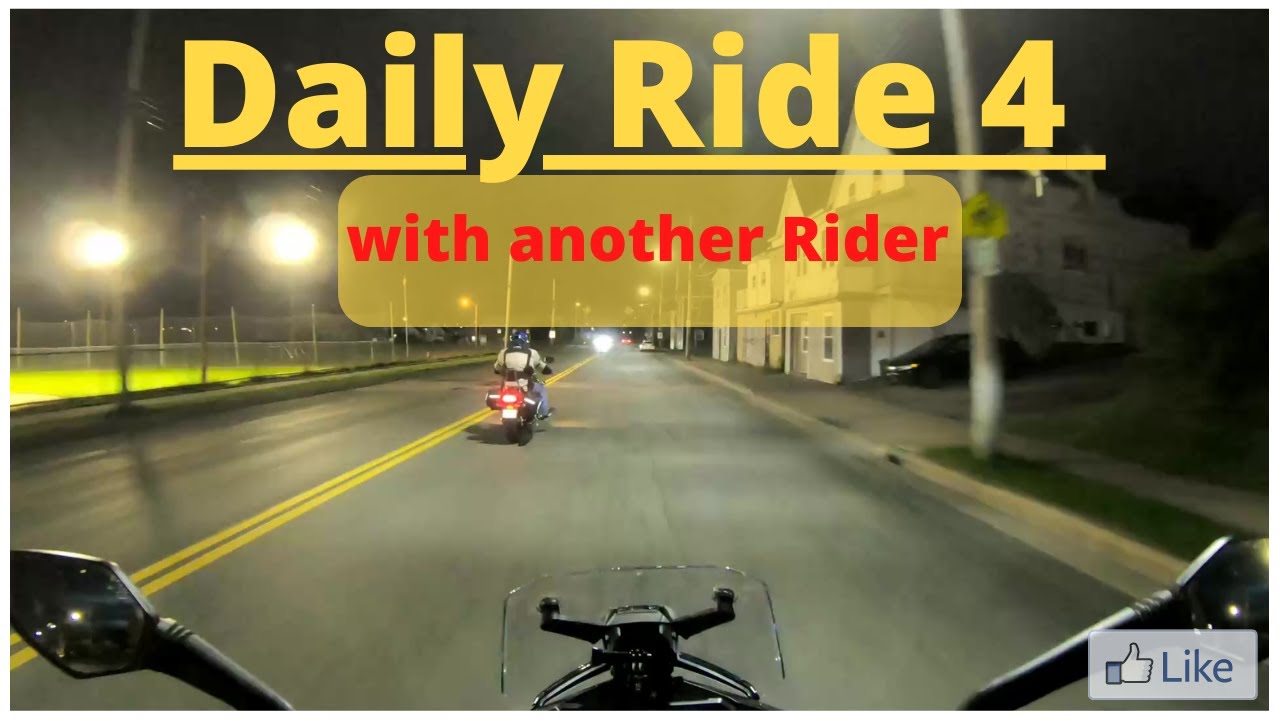 Daily Ride 4 - with another Rider - YouTube