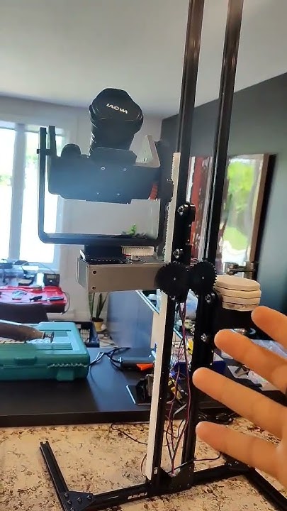 DIY pan/tilt/height camera robot part 1! - YouTube