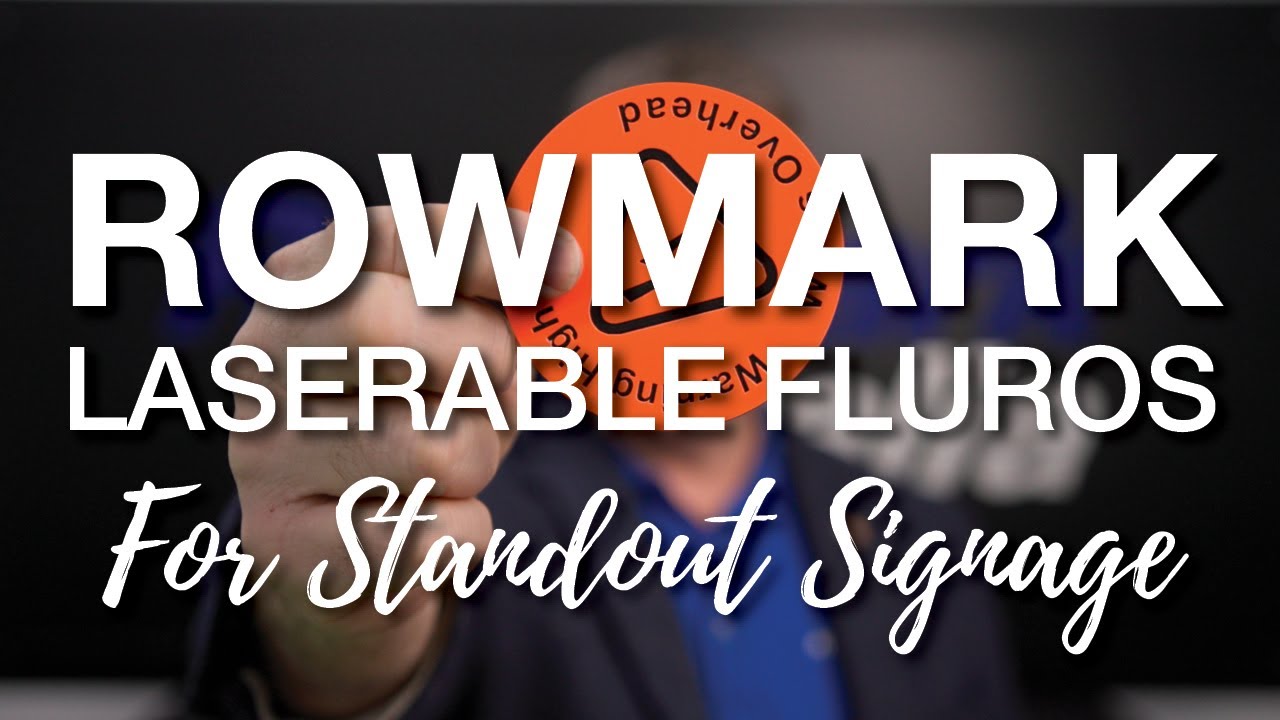 Rowmark Fluros for Standout Signage - YouTube
