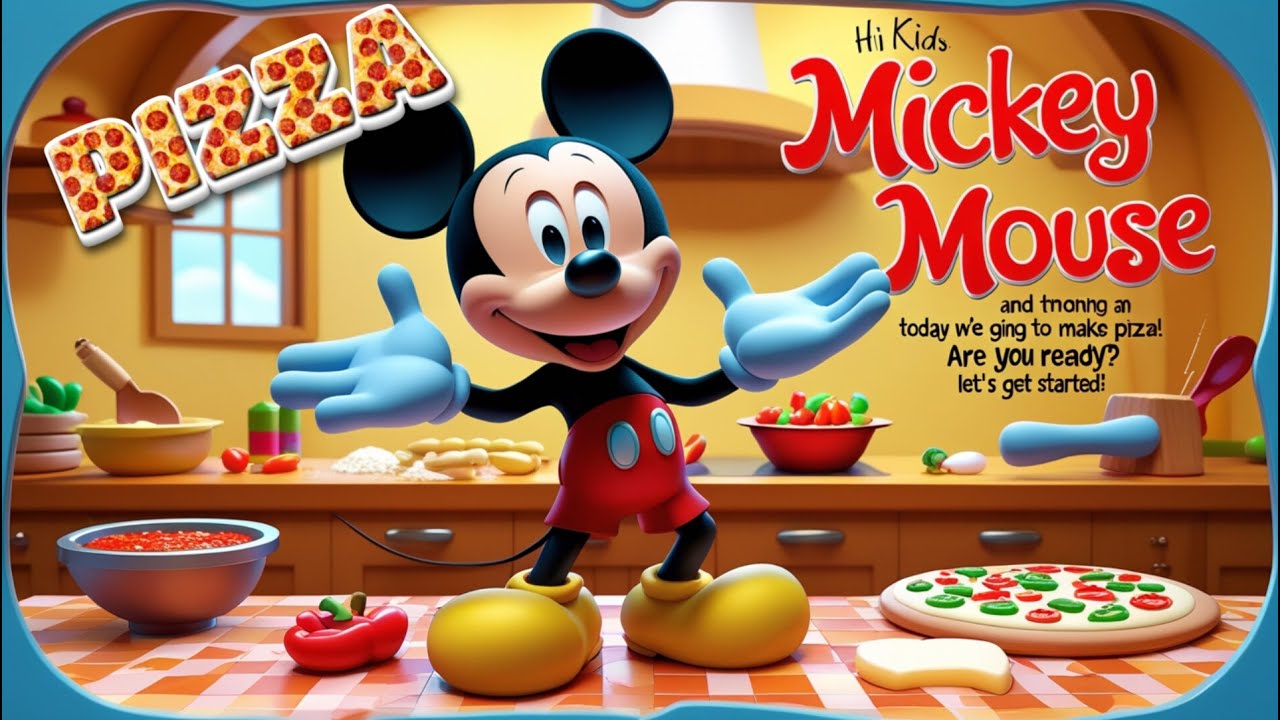Pizza by mickey mouse | Mickey and Friends' Pizza Adventure: Let's Make ...