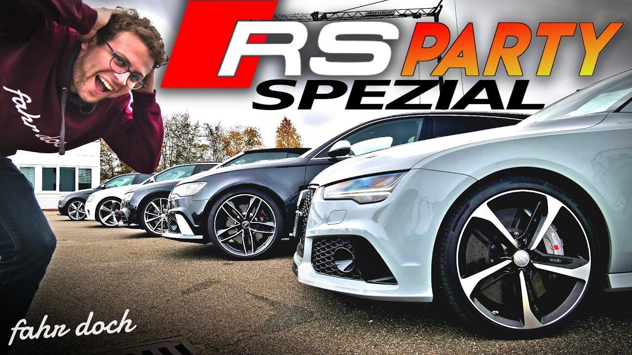 Audi RS3 vs RS4 vs RS5 vs RS6 vs RS7! Wir fahren ALLE! Gebrauchtwagen ...