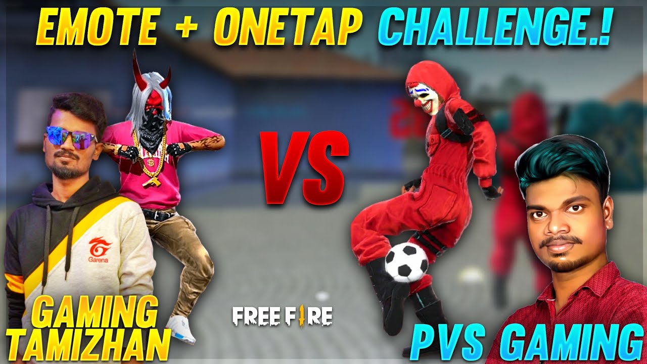 Gaming Tamizhan 1st Time EMOTE + ONE TAP Challenge Funny Gameplay With ...