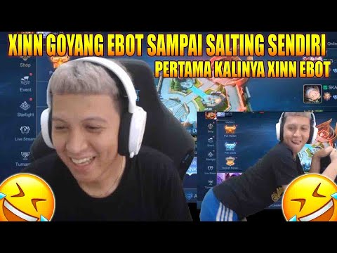 PERTAMA KALINYA RRQ XINN GOYANG EBOT | XINN SAMPAI SALTING SENDIRI