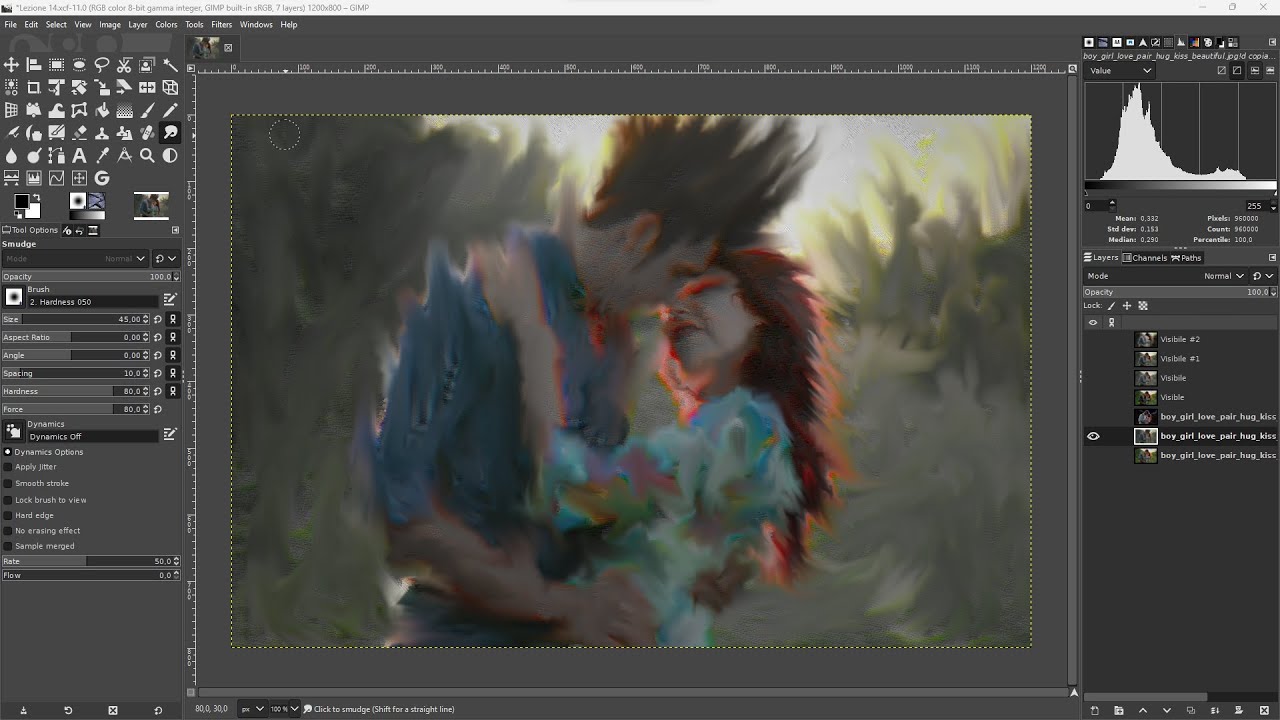 GIMP - Lesson 14 - Filters and Effects, GEGL, Blur, Sharpen, Dodge ...