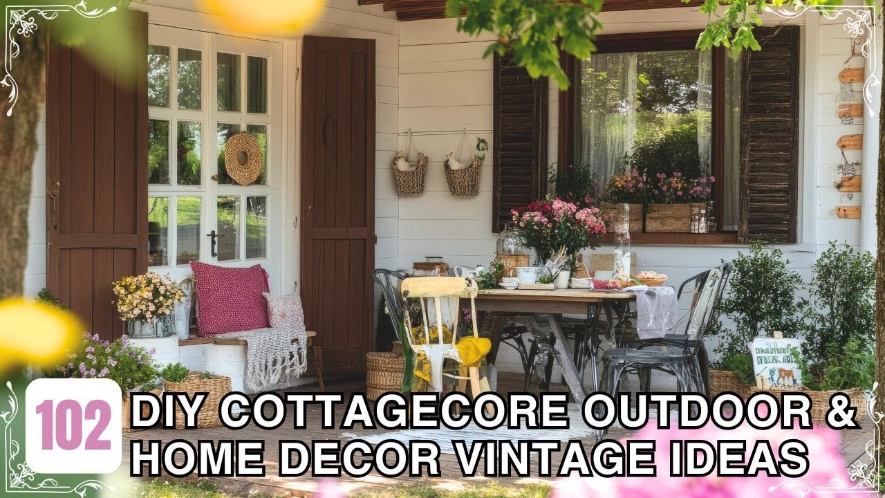 DIY Cottagecore Outdoor & Home Decor: Affordable Rustic & Vintage Ideas ...