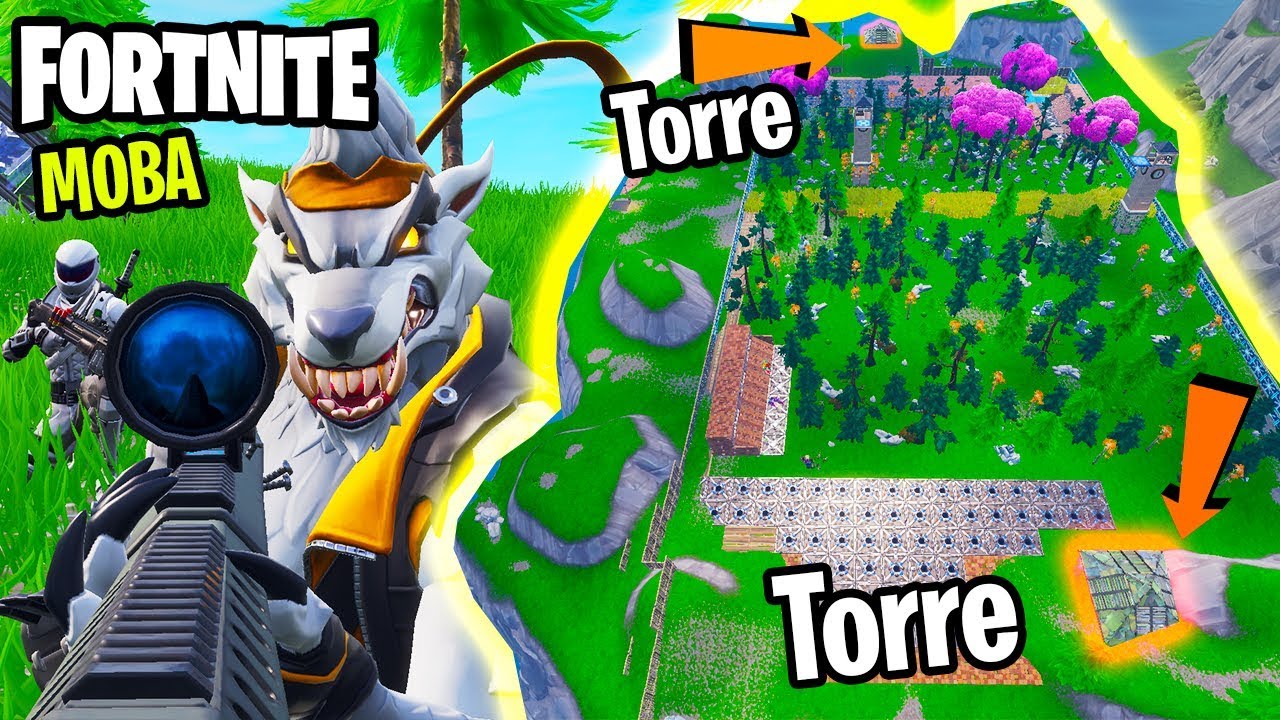 Novo Modo MOBA INCRÍVEL no FORTNITE!! - YouTube