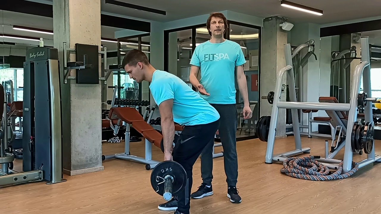 Kako se pravilno radi veslanje u pretklonu - YouTube