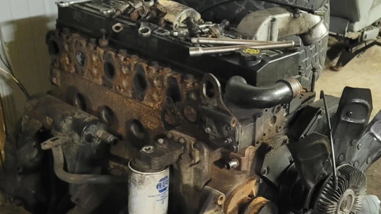 Cummins Engine Melted & Sent A Piston Through The Turbo/Exhaust - YouTube
