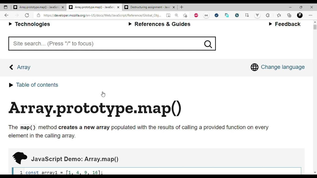 Destructure Javascript Object dan array - YouTube