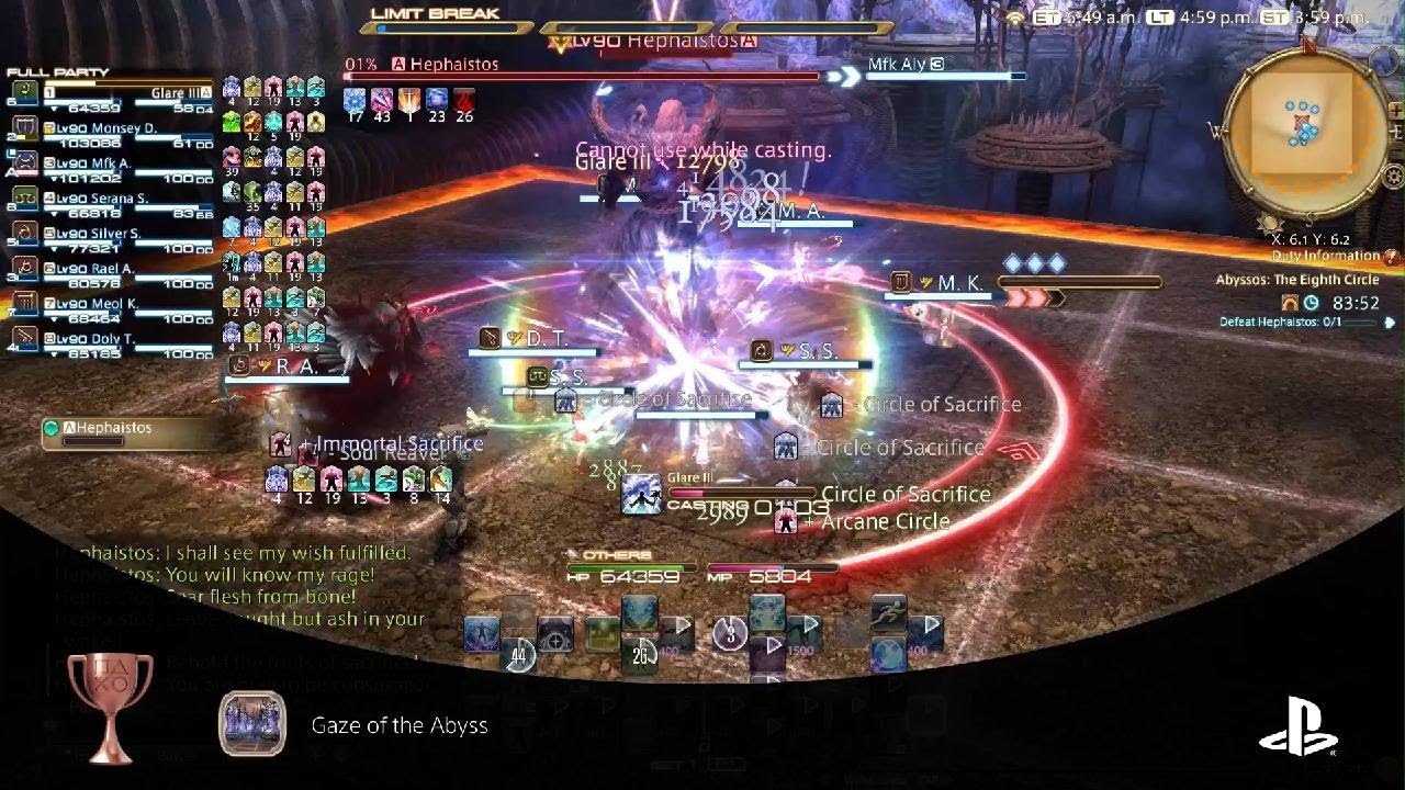 FINAL FANTASY XIV Achievement Gaze Of The Abyss - YouTube