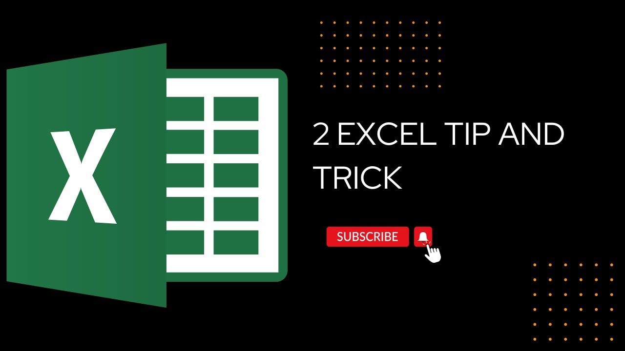 Excel Tip And Trick Ultimate Trick Excel Exceltutorial Technology Youtube