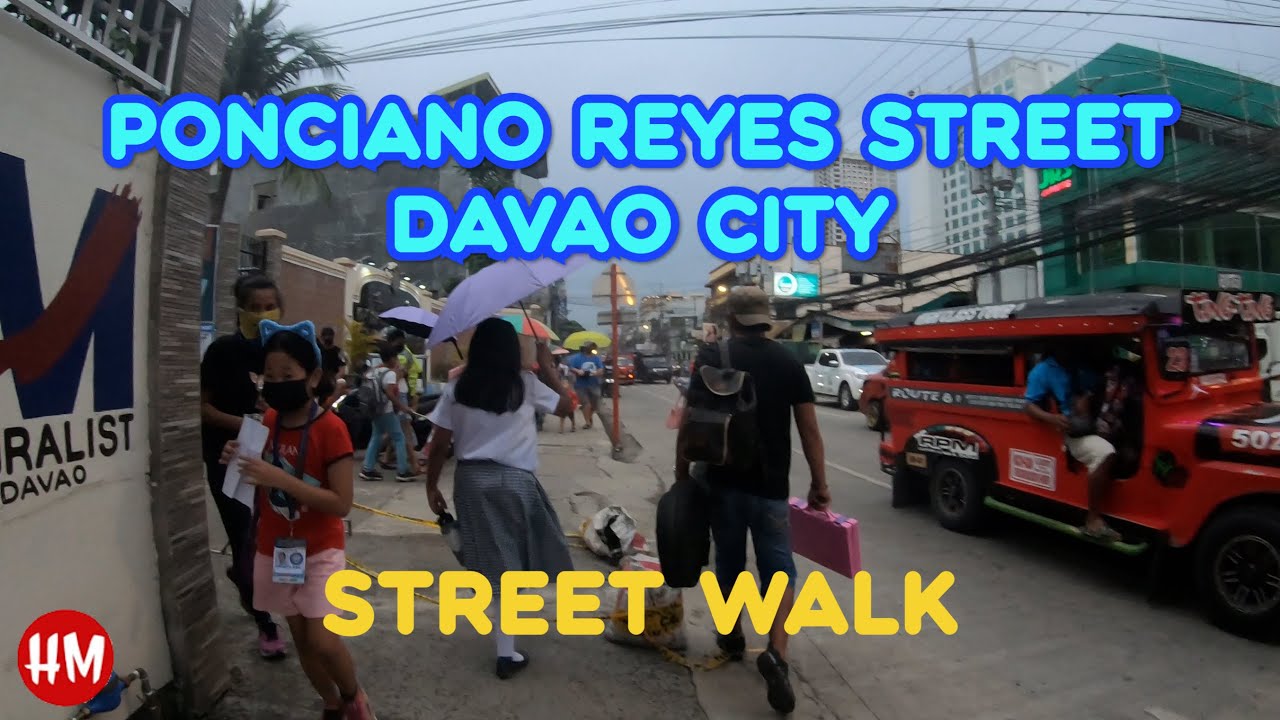 Downtown Walking Tour - Ponciano Reyes Street, Davao City, Philippines ...