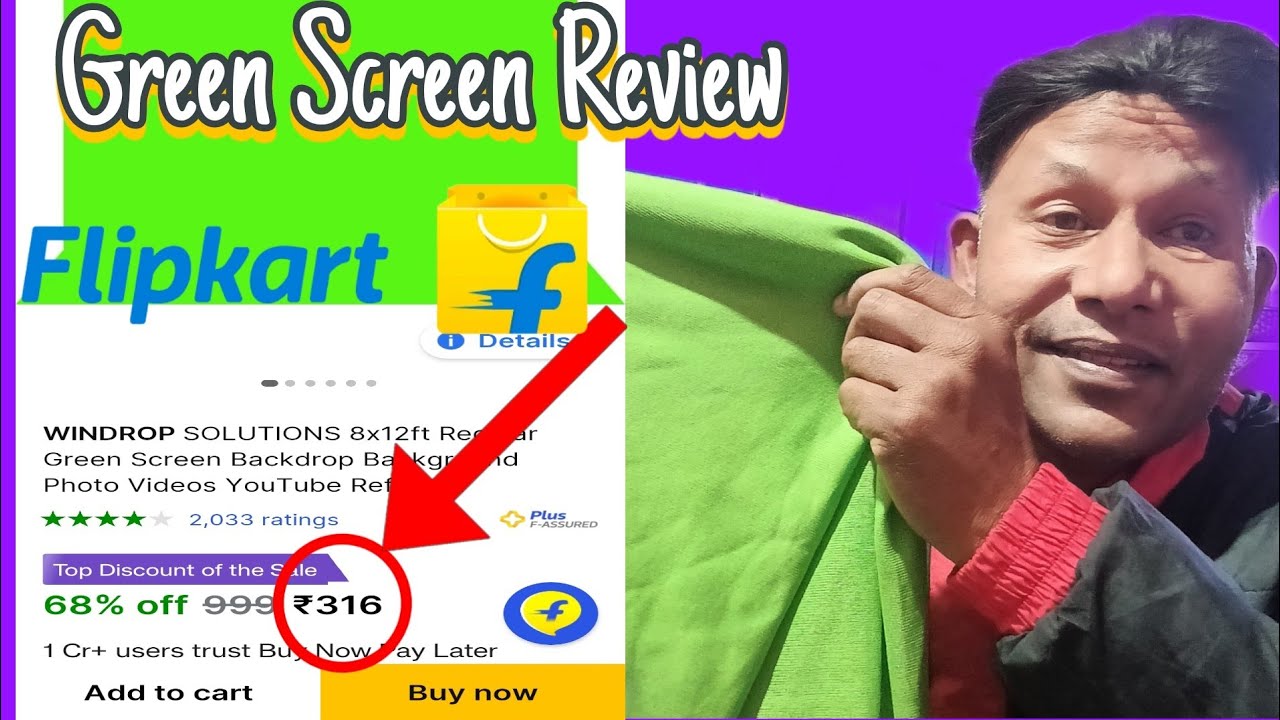Windrop Solutions Green Screen by Flipkart| Green Screen Review Video ...