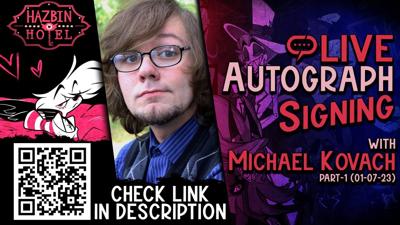 Michael Kovach | Hazbin Hotel | Q&A and Autographs Part-1 (01-07-23 ...