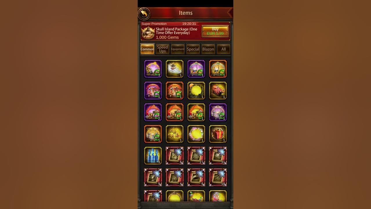 Evony The King's return - Blazons Part 3 - YouTube