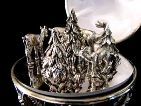 2001 Wallace Music Box Egg - "Sugar Plum Fairies" - YouTube