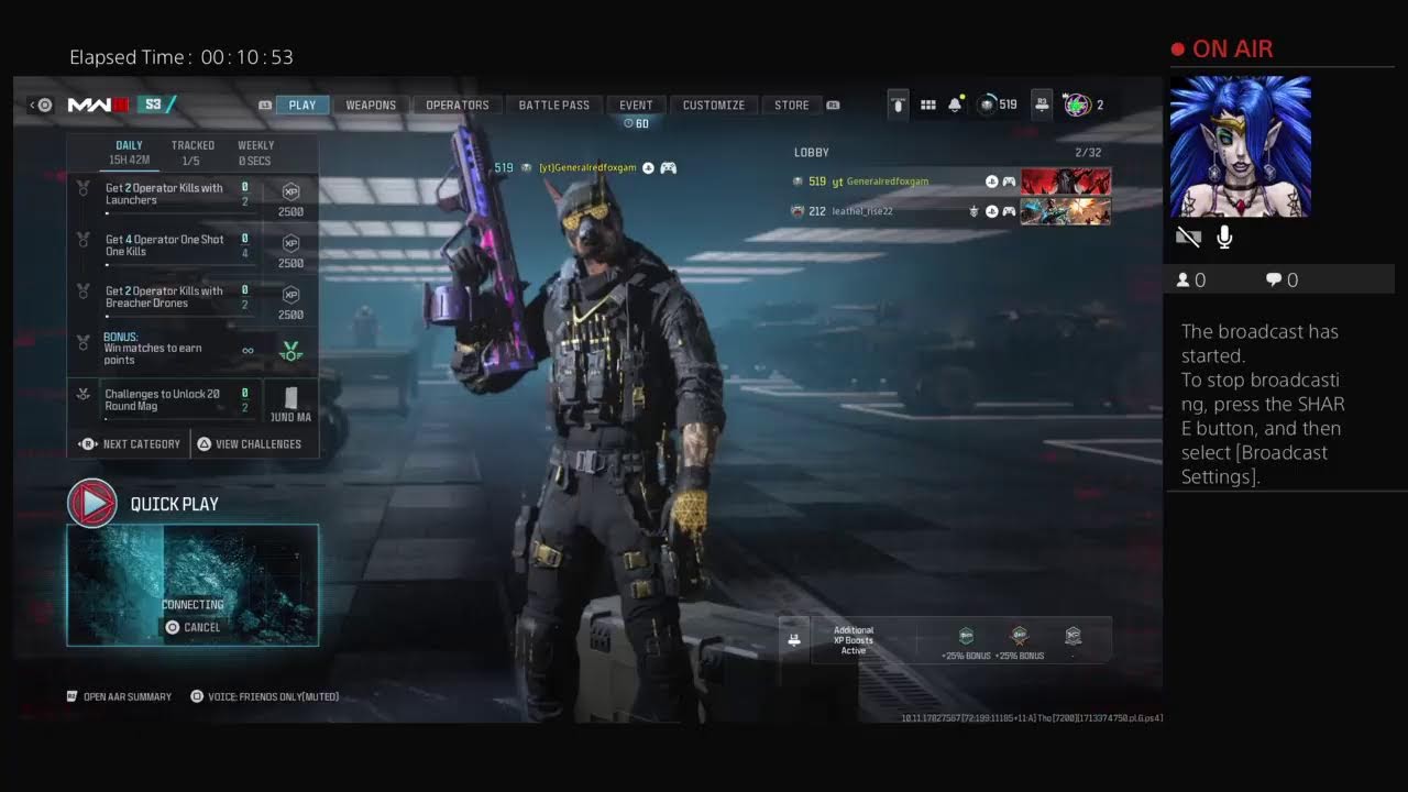 Playing some cod road to 200 - YouTube