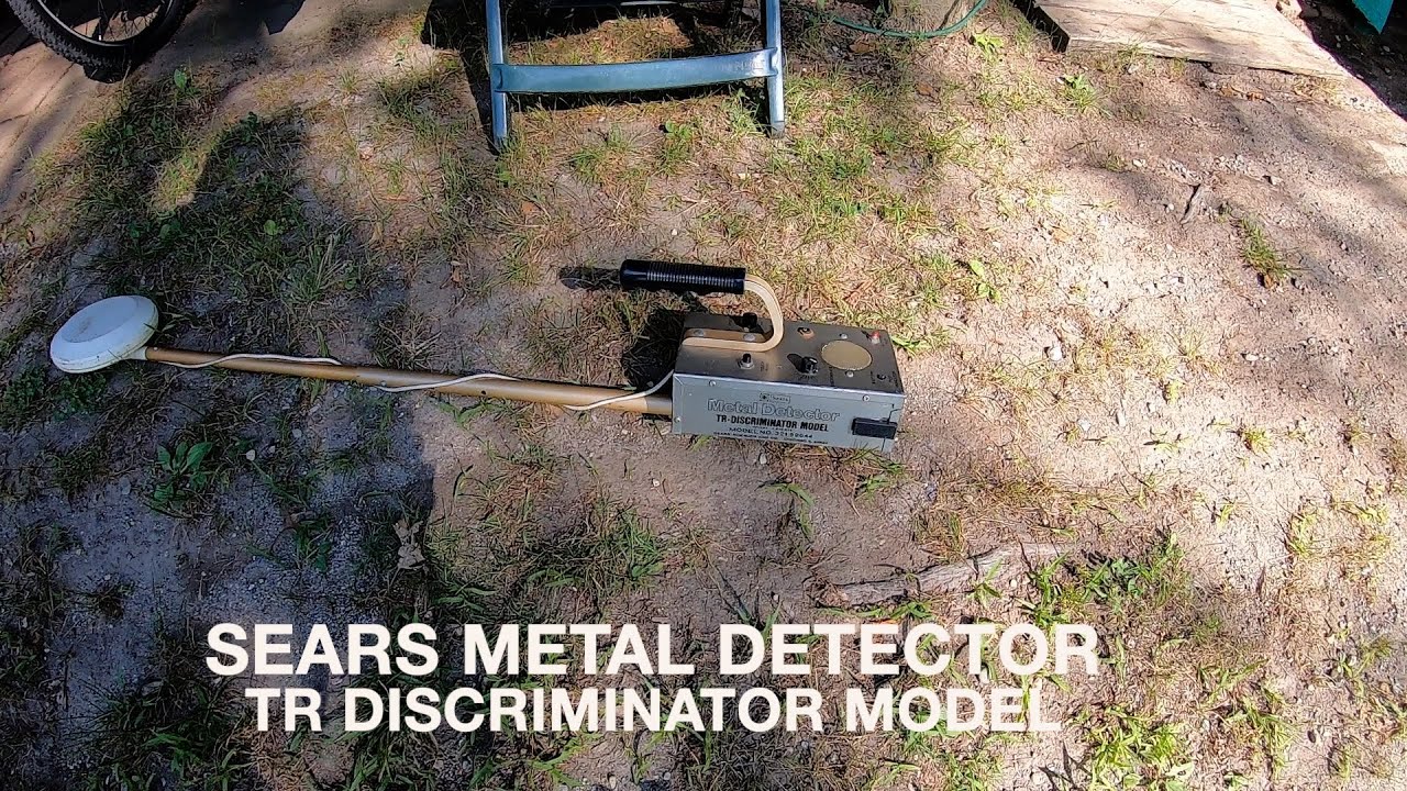 Sears Metal Detector TR Discriminator Model - YouTube