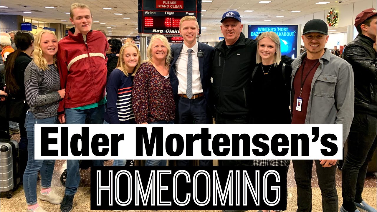Emotional Missionary Homecoming Elder Mortensen Youtube