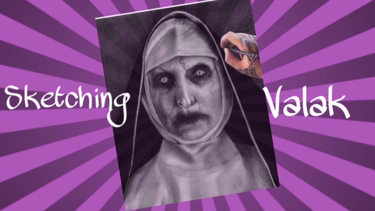Drawing Valak - the nun - YouTube
