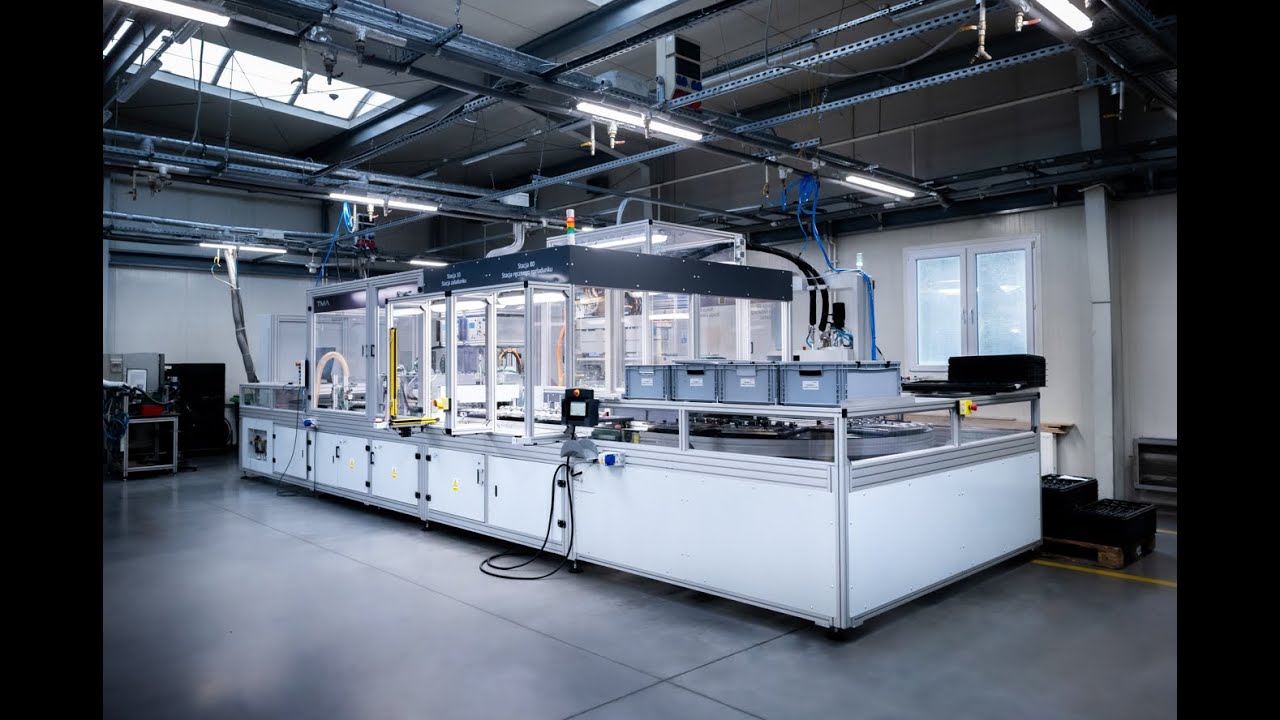 Assembly and test of electronic component for automotive - YouTube