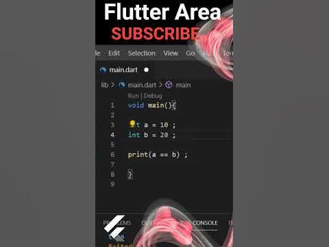 Dart Quality and Relational Operators - YouTube