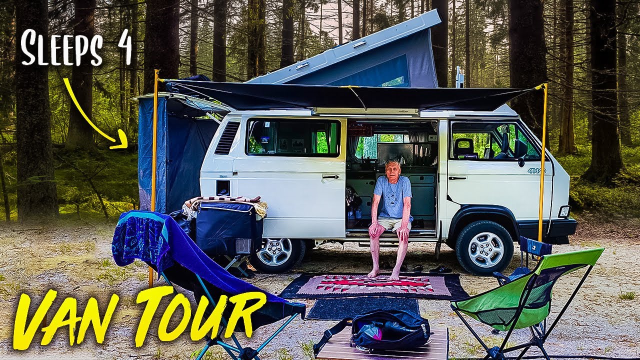 AMAZING RETRO | Volkswagen T3 Vanagon Syncro 4x4 Westfalia Pop Top ...