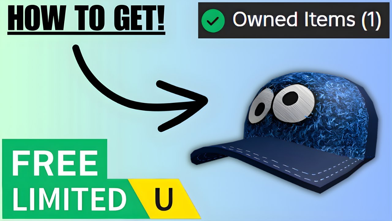 Free Cookie Monster Cap - Sesame Street UGC Limited - YouTube