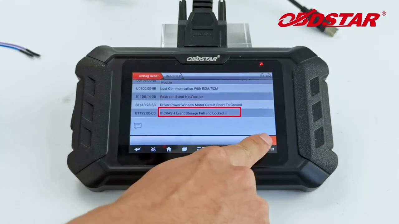 How to use OBDSTAR P50 for Airbag Reset By BENCH - YouTube