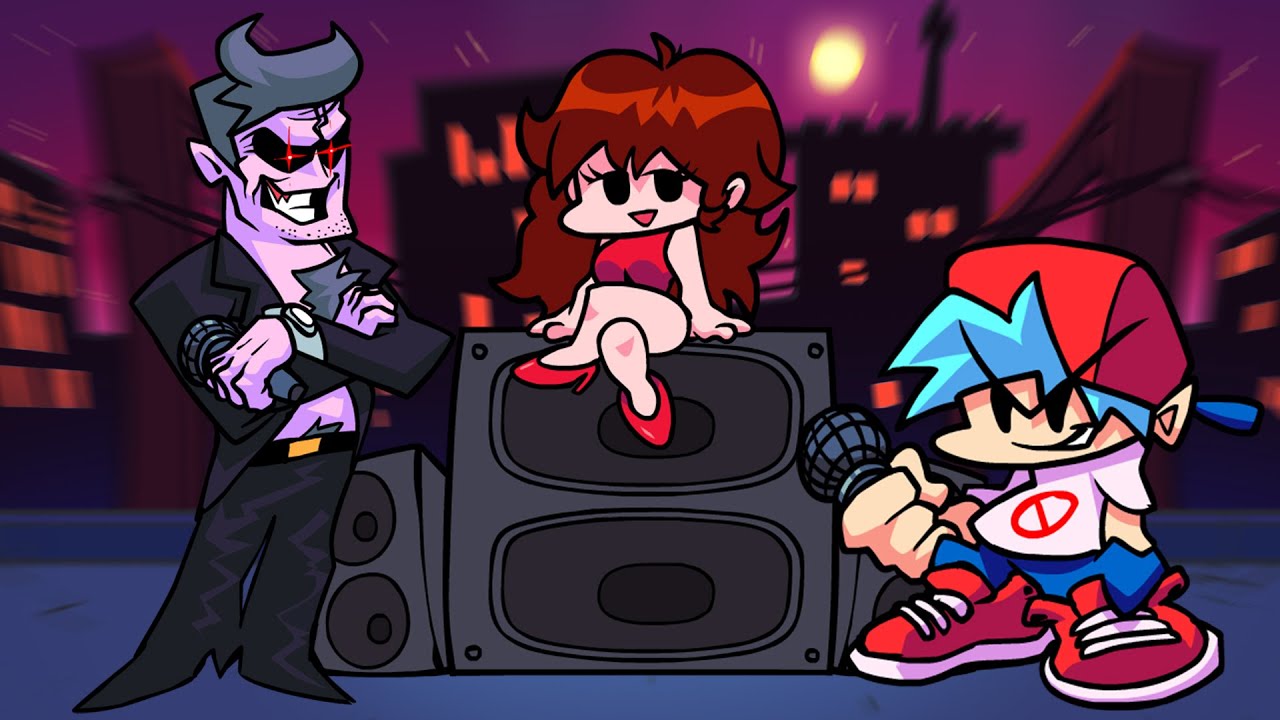 Dad Battle at Night | Friday Night Funkin' - YouTube