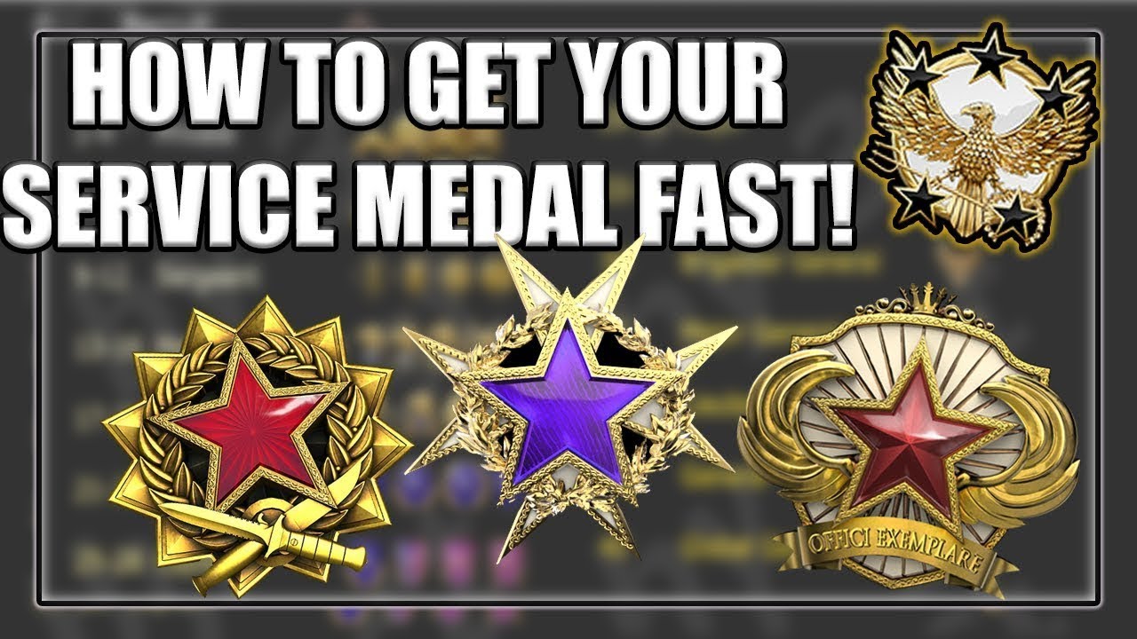 [PL] DARMOWY I SZYBKI SPOSÓB NA WBIJANIE MEDALI ZA SŁUŻBĘ W CS:GO ...