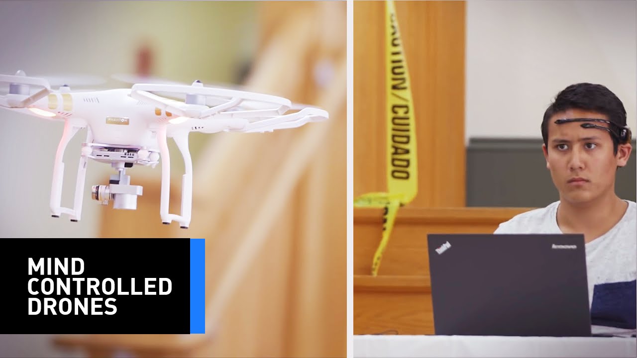 These Students Use Their Own Brain Patterns To Race Drones - YouTube