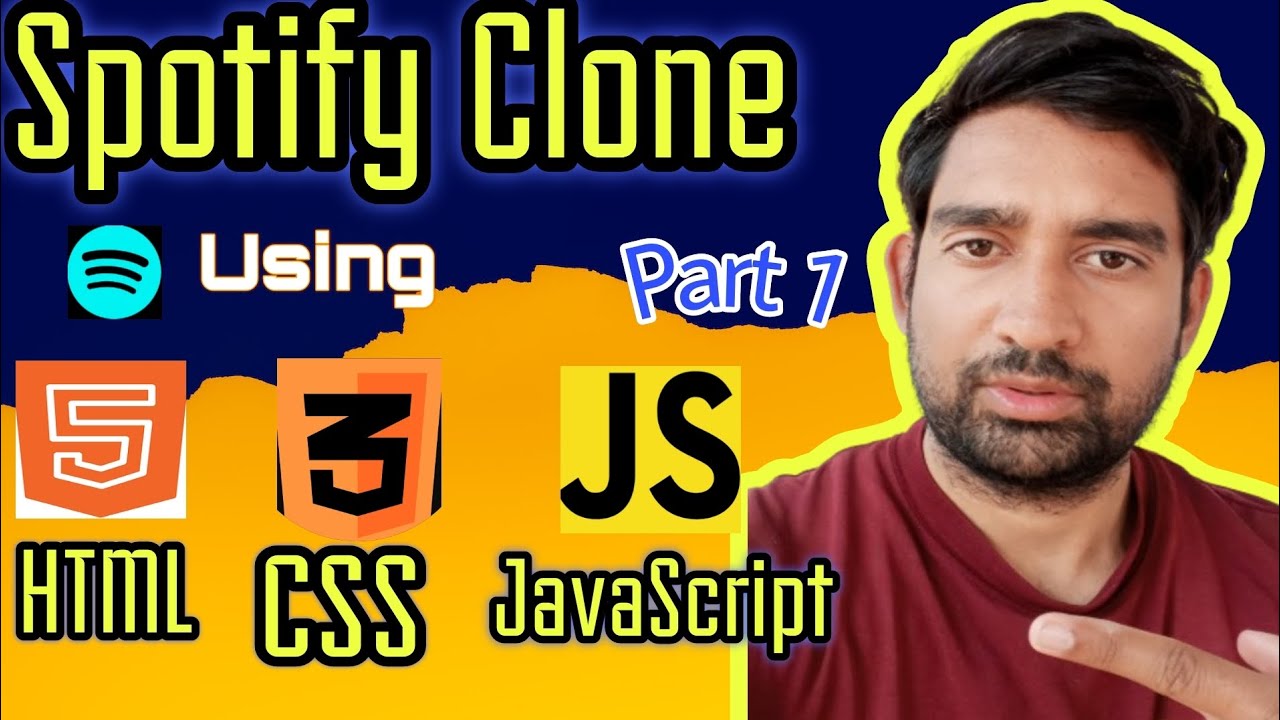 Spotify Clone Using Html Css And Javascript Javascript Music Player 4508