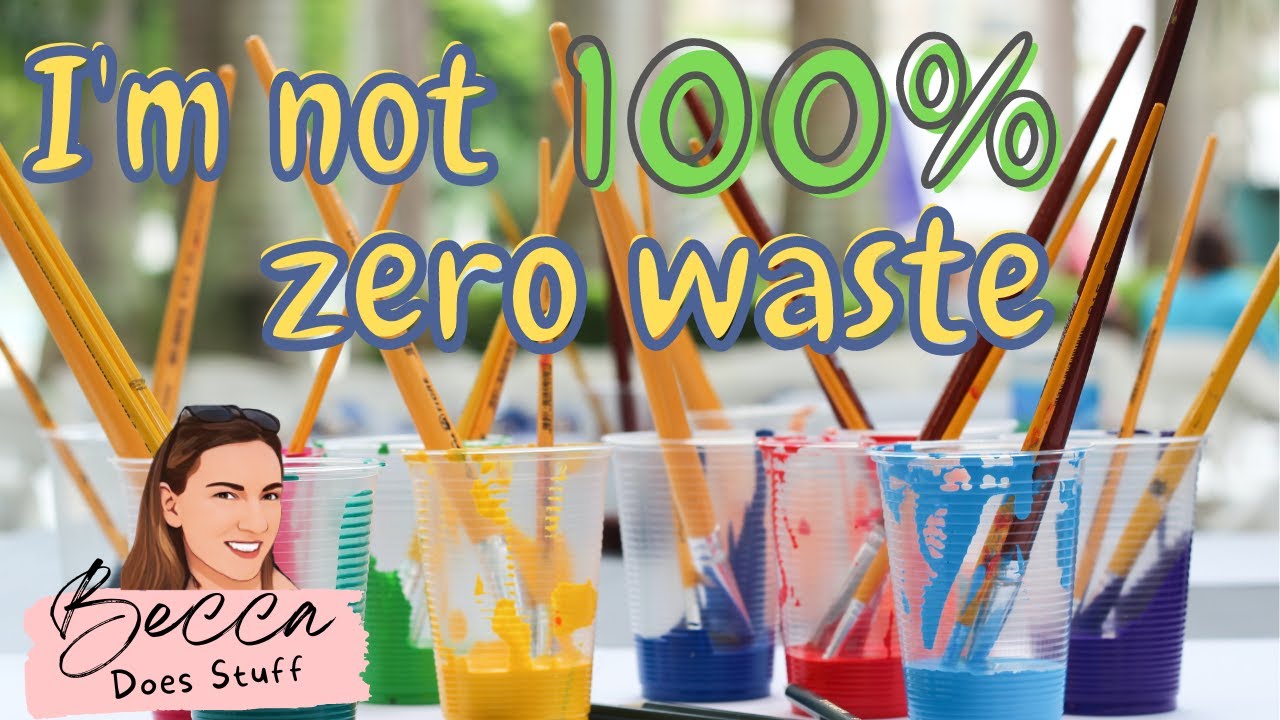 my not-so-zero-waste hobby | Arts and Crafts Organization - YouTube