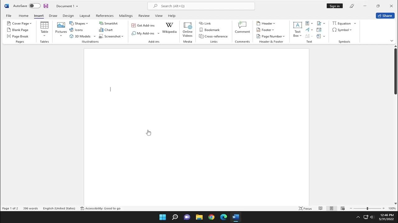 How to Insert Page Breaks in Microsoft Word [Tutorial] - YouTube