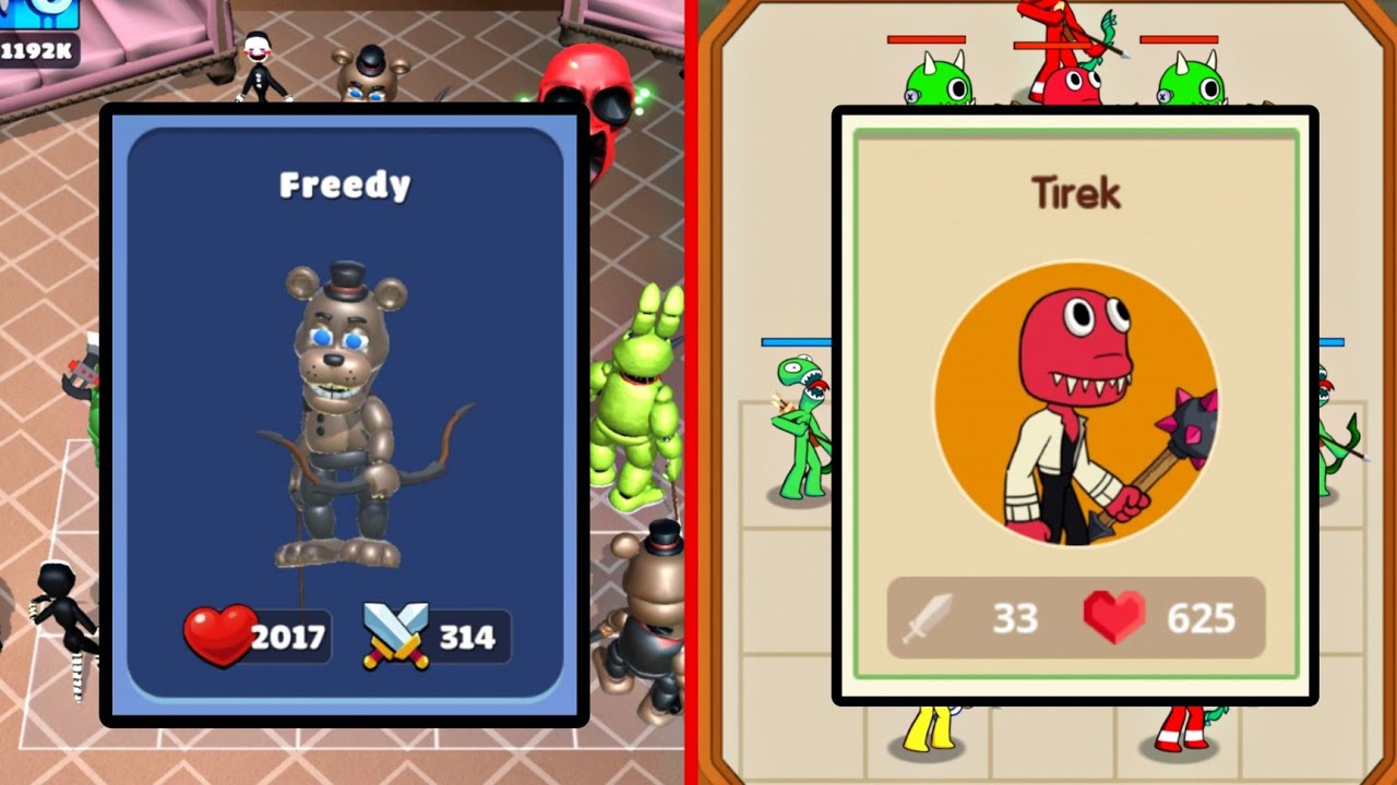 Merge Monster 100 Doors + Merge Master Rainbow Friend ⭐⭐⭐ Merge Battle ...