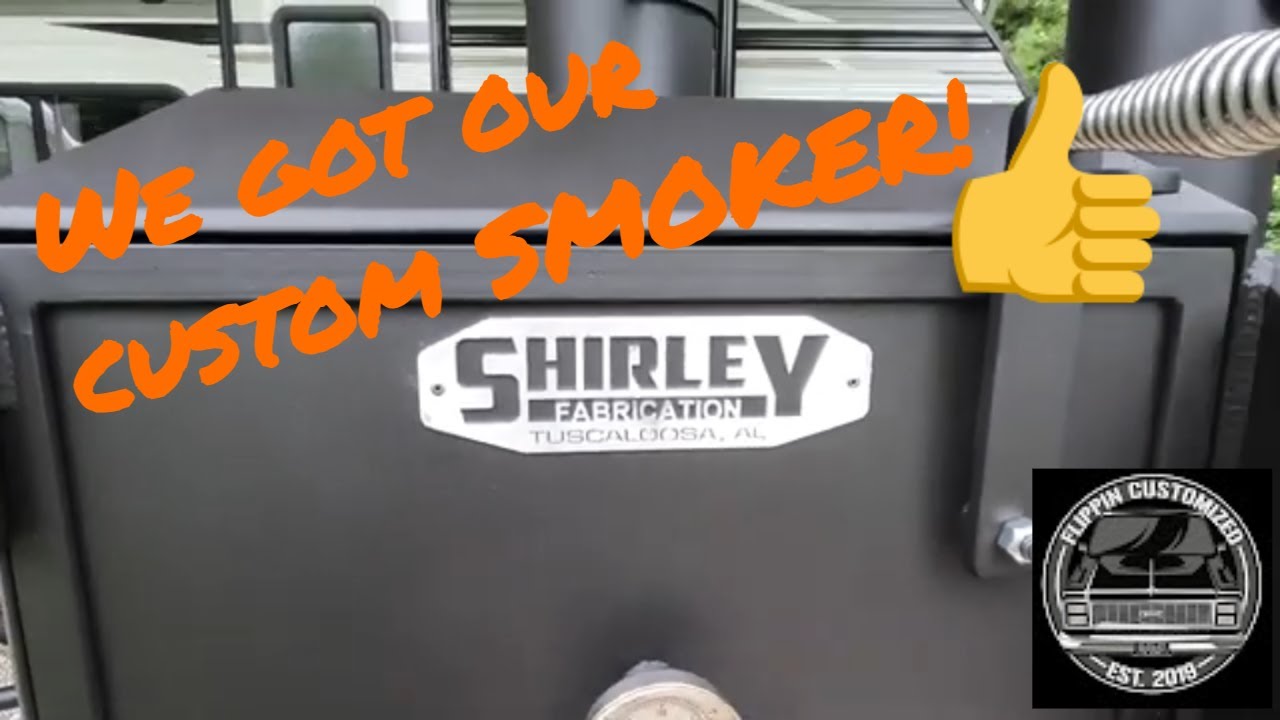 We got our Shirley Fabrication Smoker and worth the wait! - YouTube