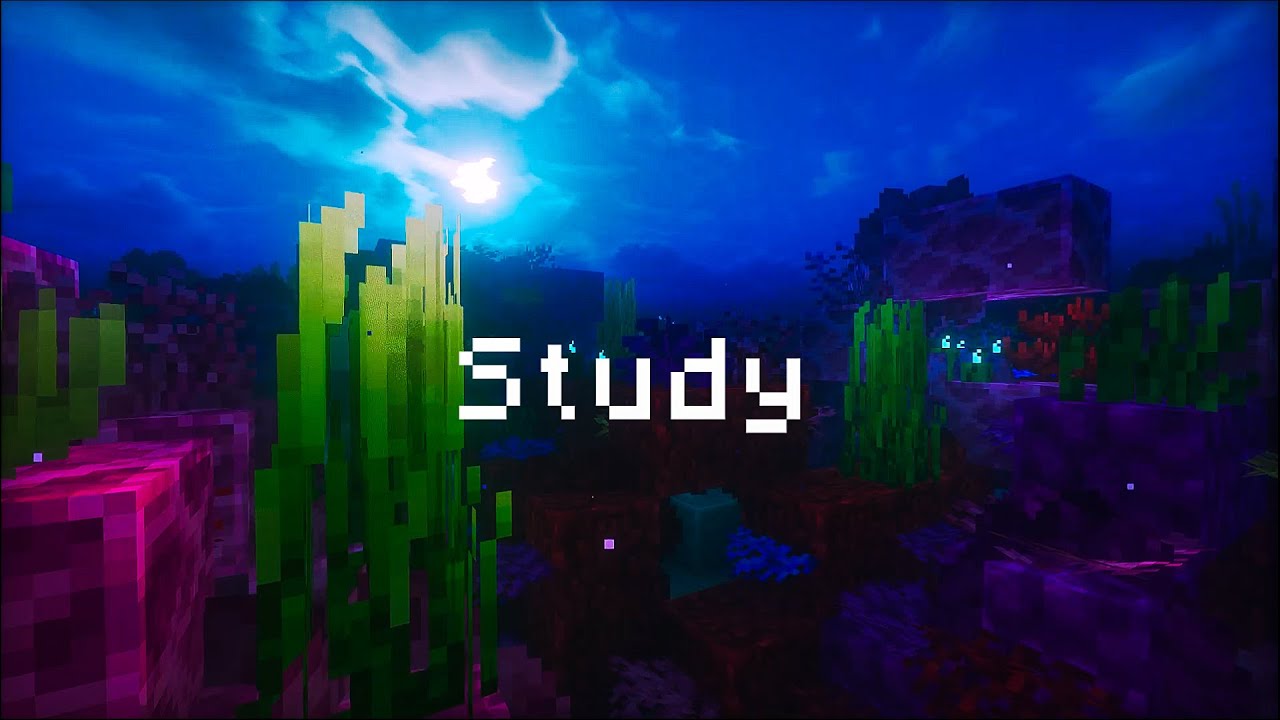 Study with the Deep Blue - (minecraft music & ambience) - YouTube