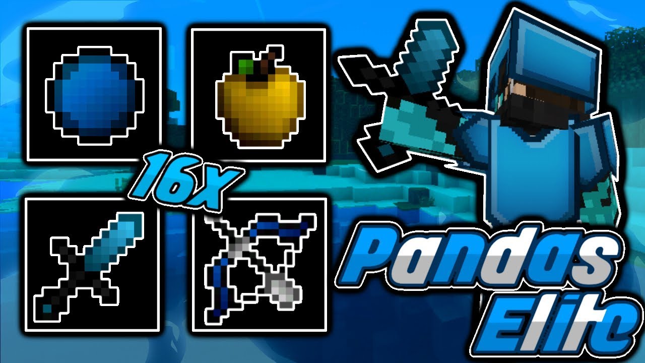 !Pandas Elite Revamp [16x] | Minecraft Pe | PvP Texture Pack | [UHC/PvP ...