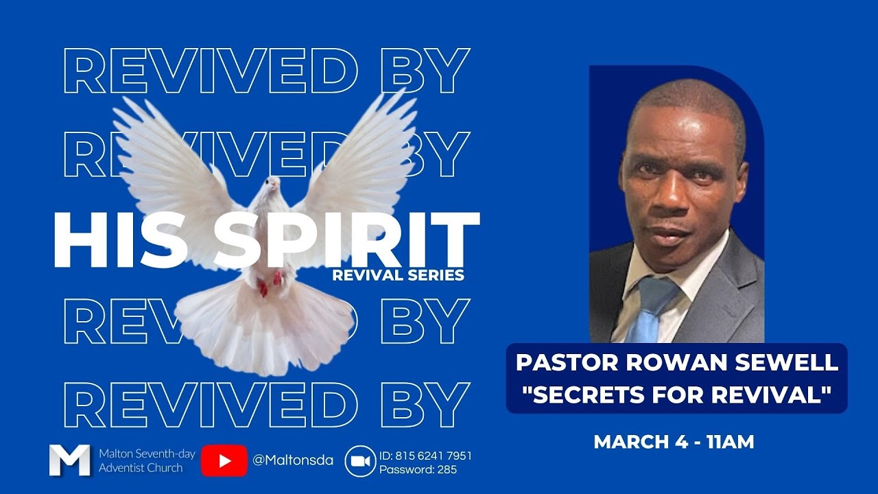 Secrets for Revival || Pastor Rowan Sewell || Revival Series || March ...