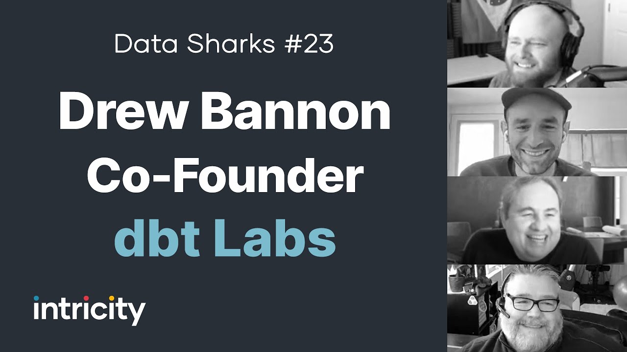Data Sharks #23: Drew Banin, dbt Labs Co-Founder - YouTube
