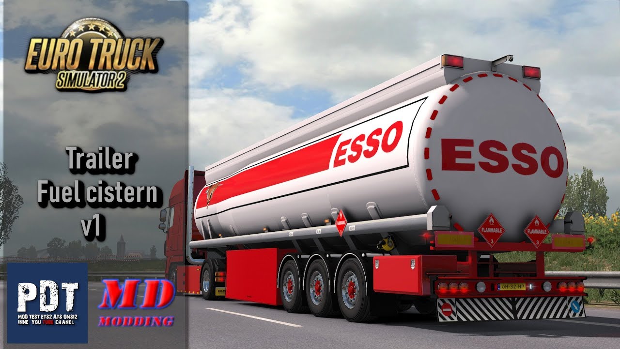 [ETS2. V1.34]...PDT...Fuel cistern v1 by MDModding - YouTube