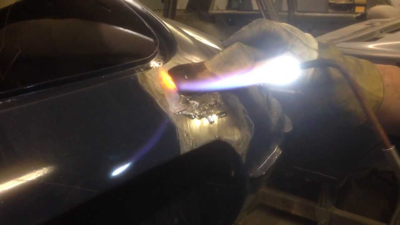 Lead Filling Jaguar E Type - YouTube