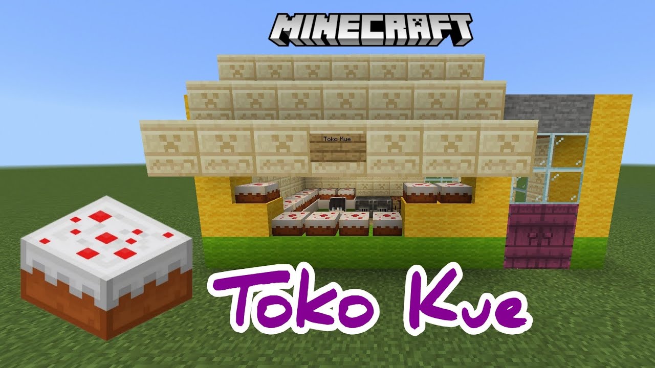 Tutorial-Minecraft Cara Membuat Toko Kue - YouTube