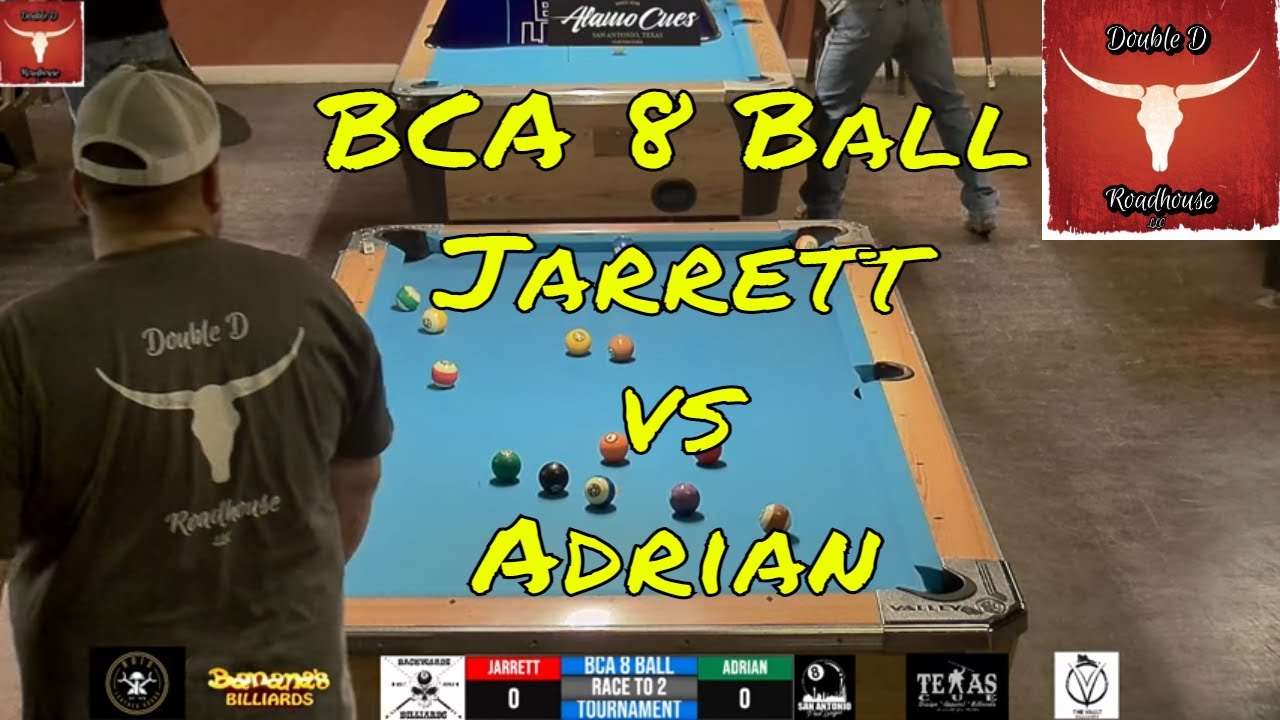 Jarrett Newman vs Adrian Alaniz /Tuesday BCA 8 Ball at Double D ...