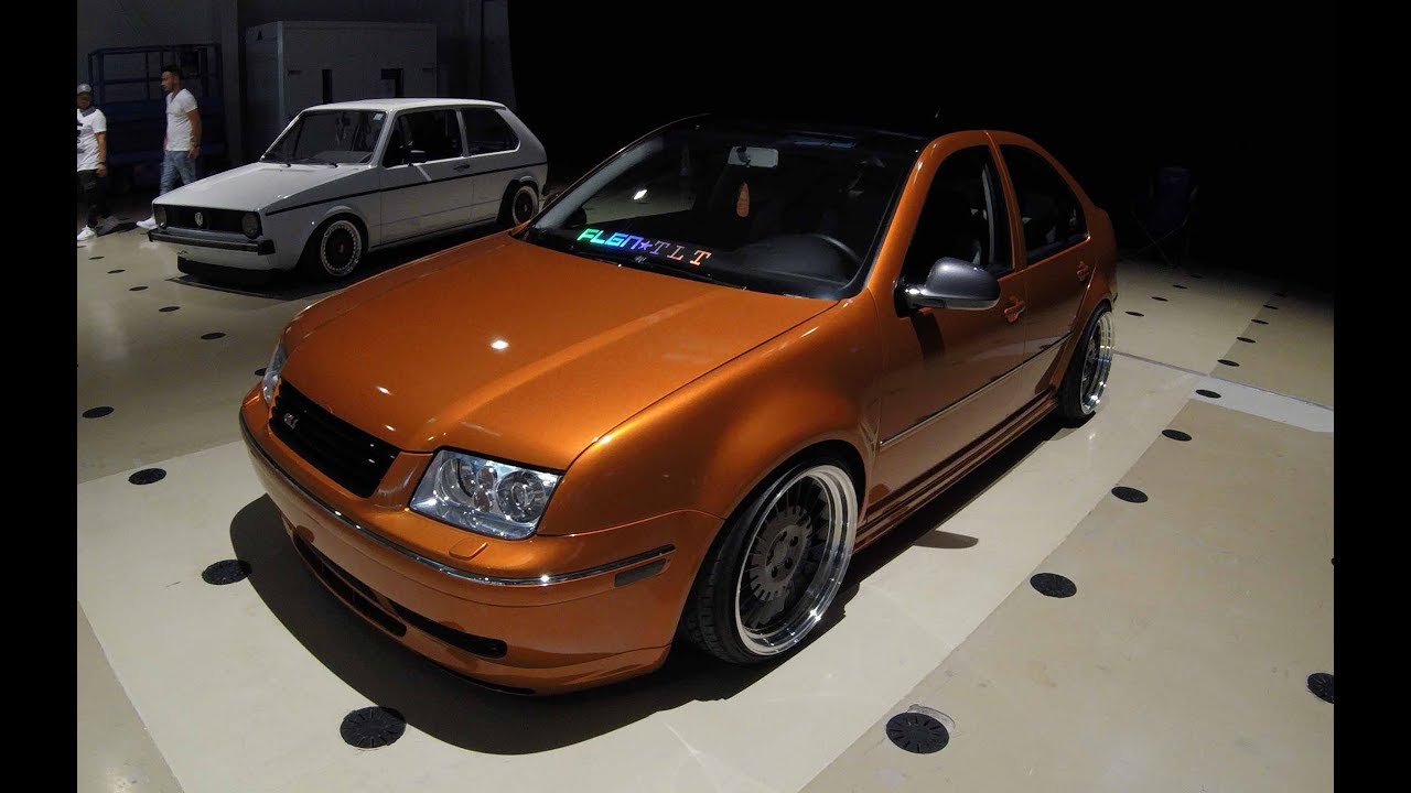 VOLKSWAGEN VW JETTA GLI SHOWCAR ! ISPIRI WHEELS ! ORANGE COLOUR ...